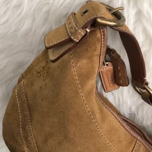 Coach | Bags | Coach Leather Suede Bag | Poshmark